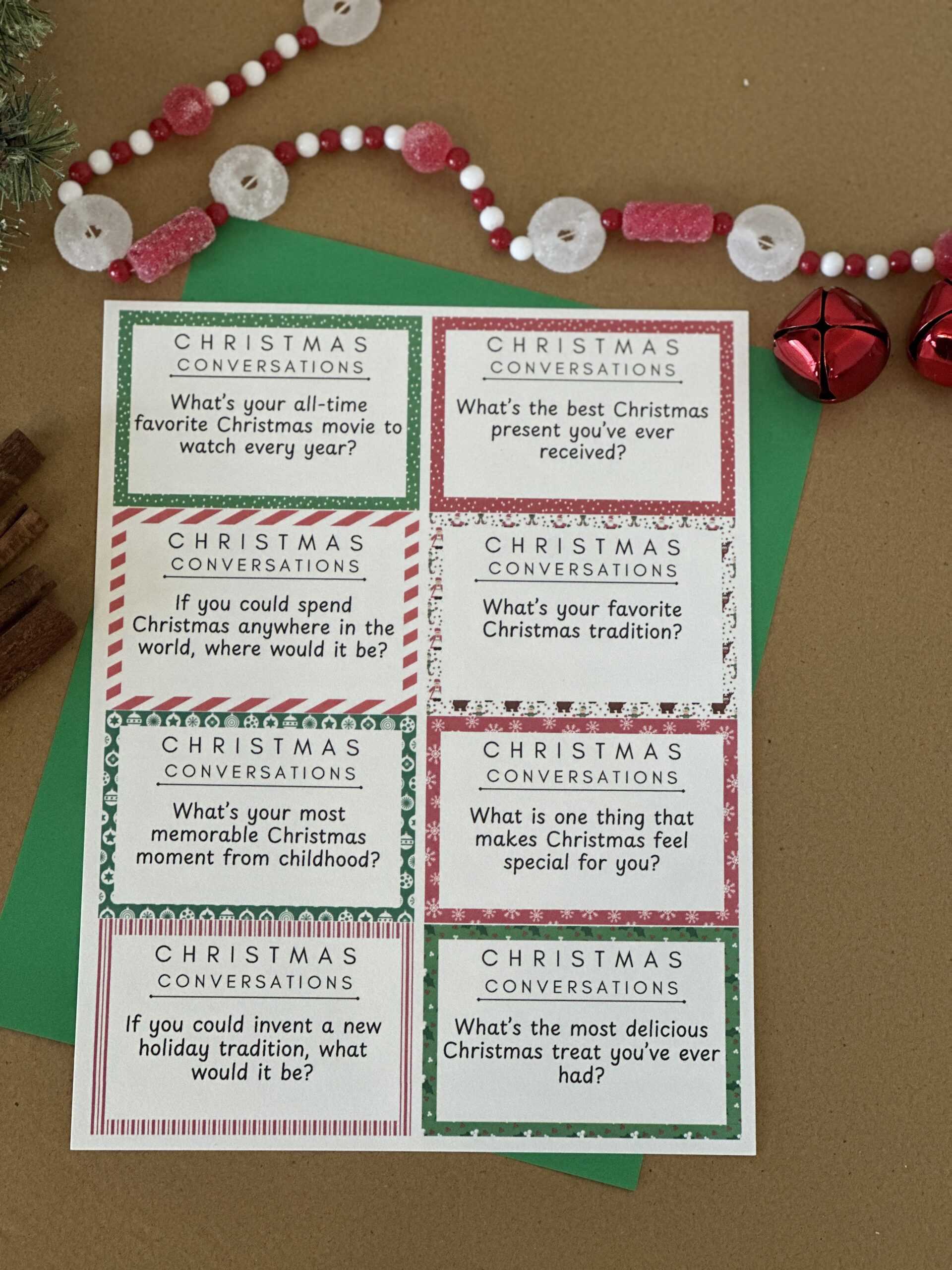 275+ Christmas Conversation Starters [Printable Cards]