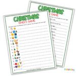 Fun Christmas Emoji Game [Free Printable]