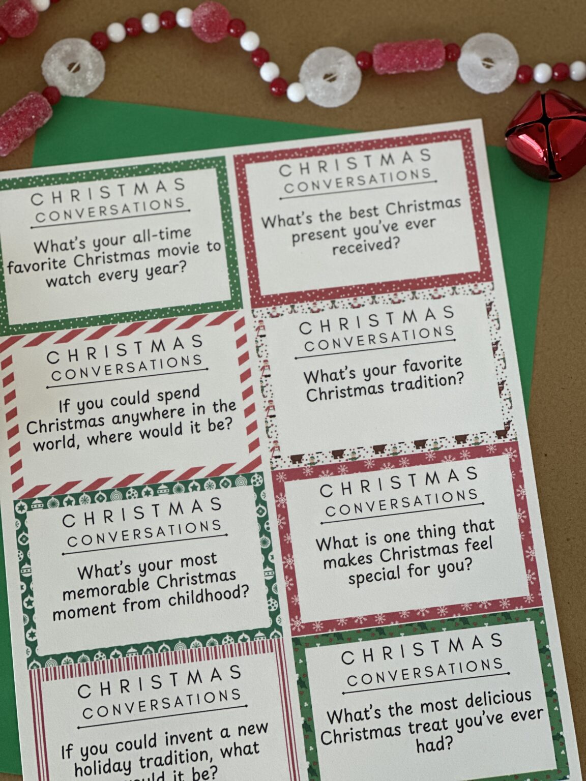 275+ Christmas Conversation Starters [Printable Cards]