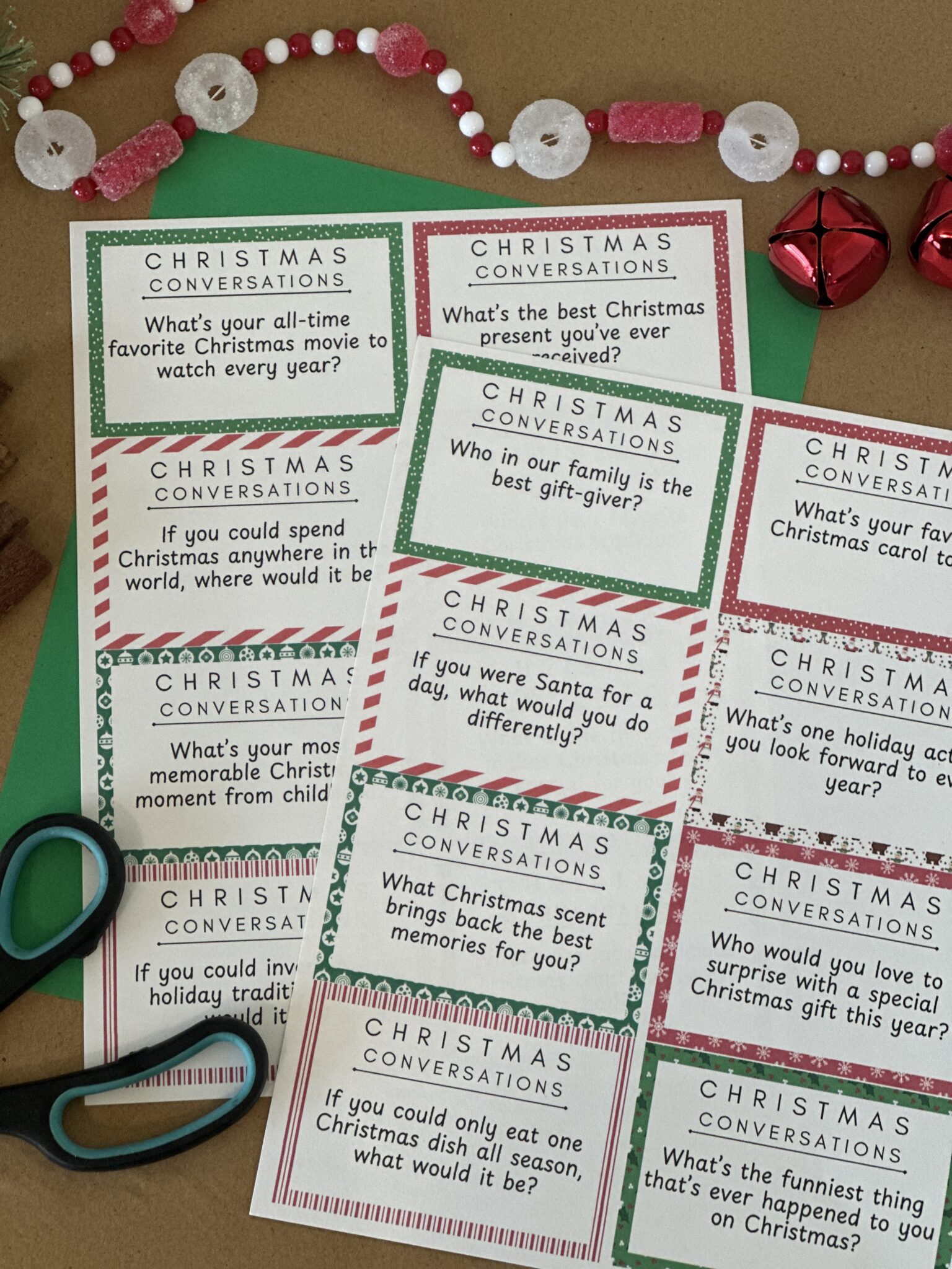 275+ Christmas Conversation Starters [Printable Cards]