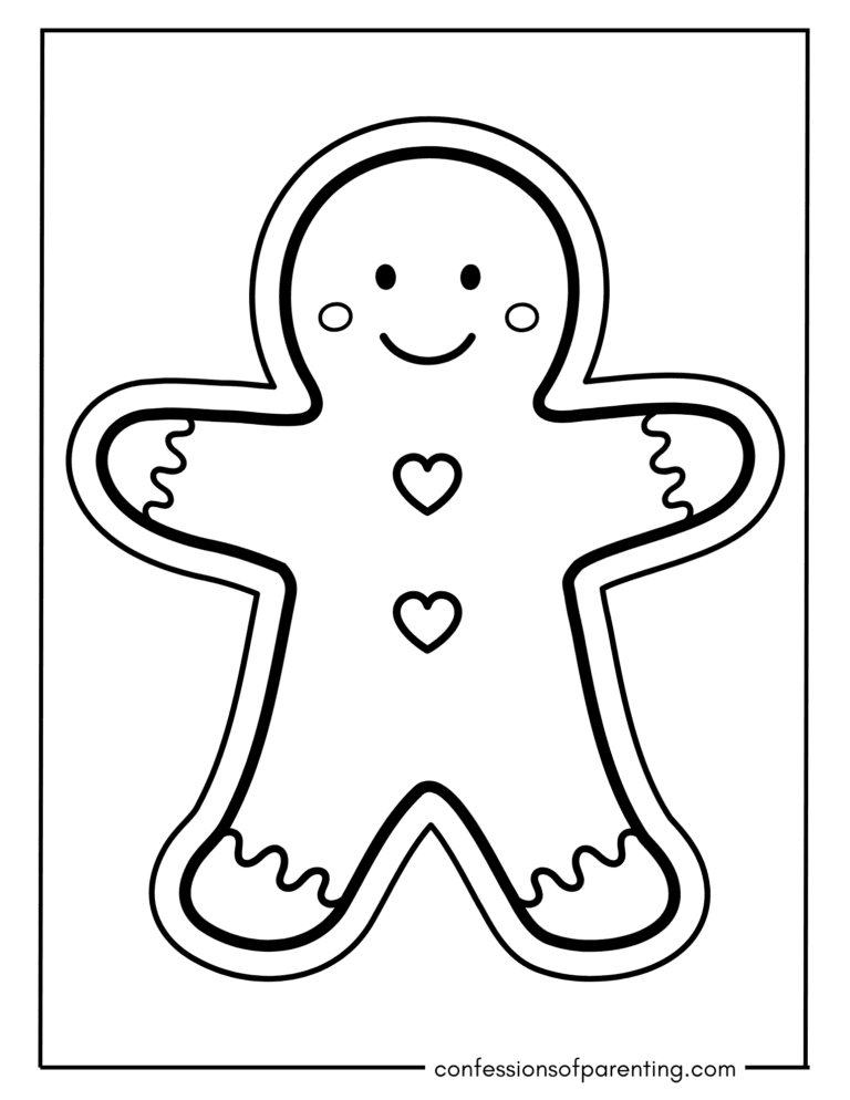 48 Free Gingerbread Man Templates [Different Sizes and Designs]