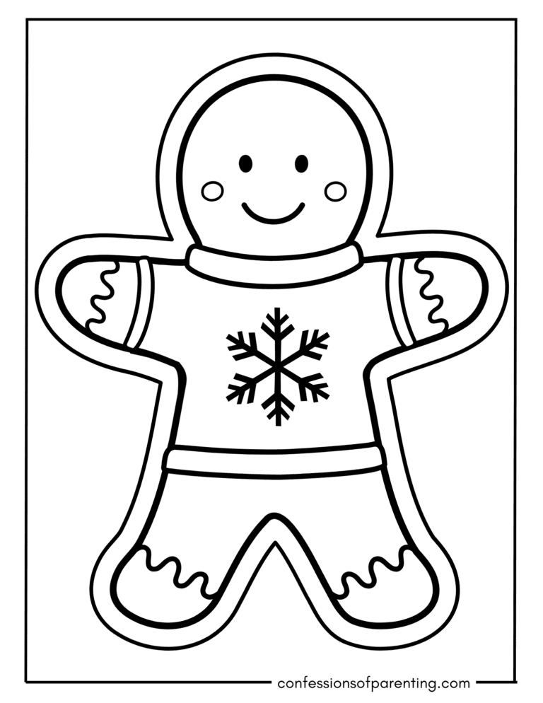 48 Free Gingerbread Man Templates [Different Sizes and Designs]