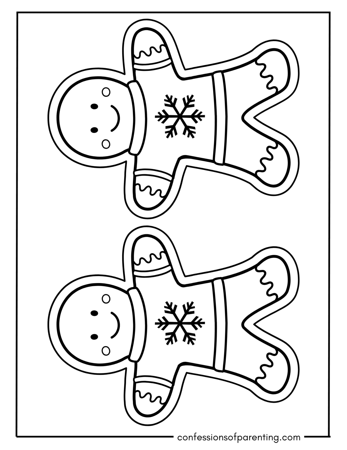 48 Free Gingerbread Man Templates [Different Sizes and Designs]