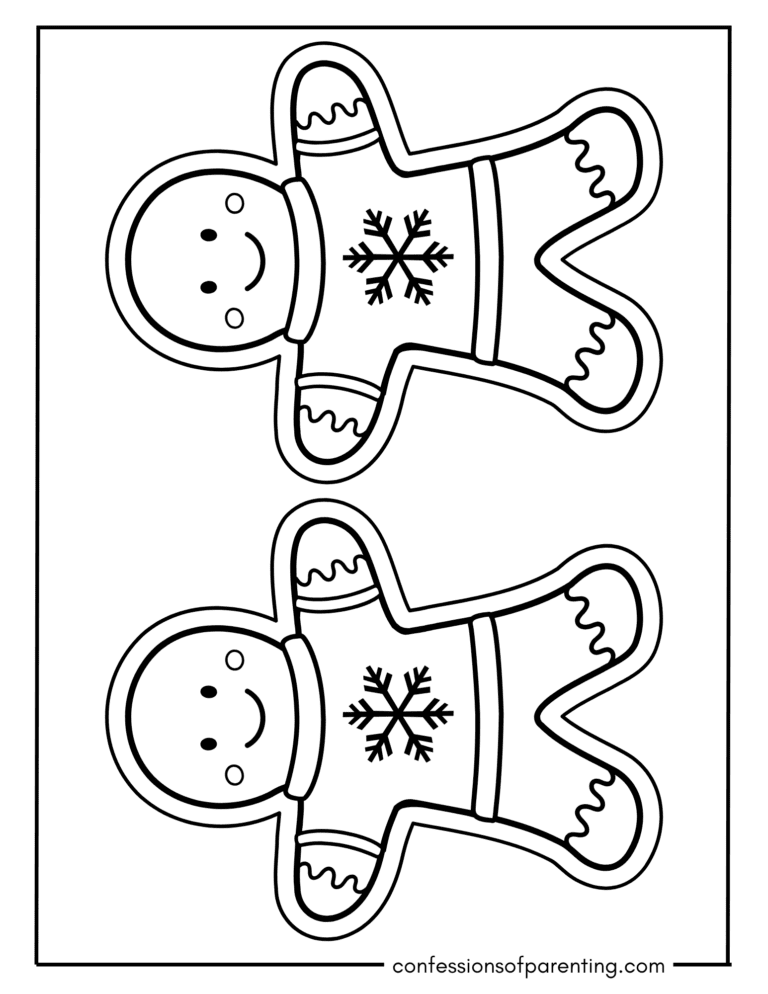 48 Free Gingerbread Man Templates [Different Sizes and Designs]