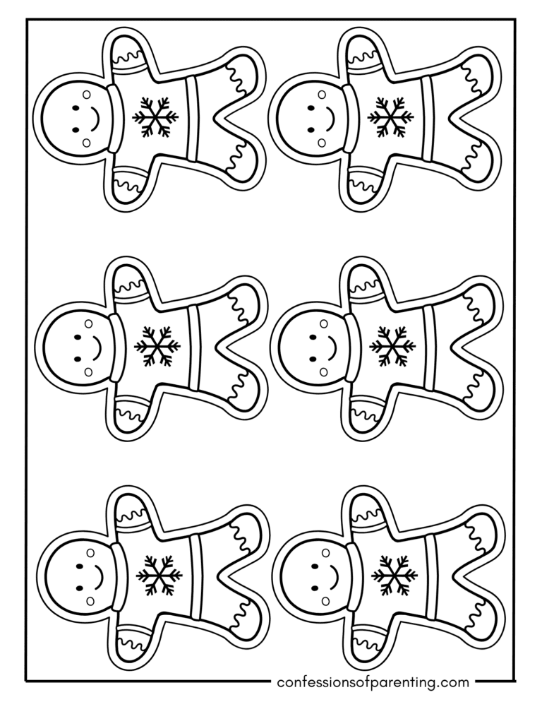 48 Free Gingerbread Man Templates [Different Sizes and Designs]