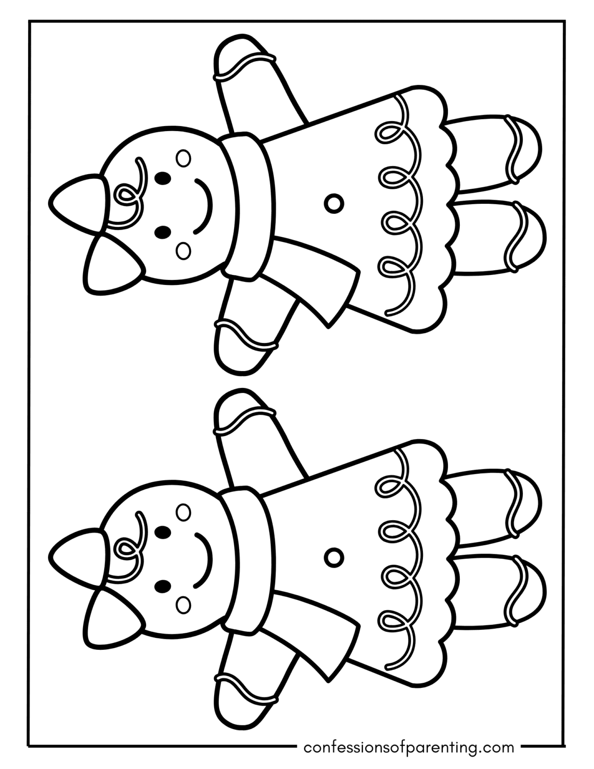 48 Free Gingerbread Man Templates [Different Sizes and Designs]