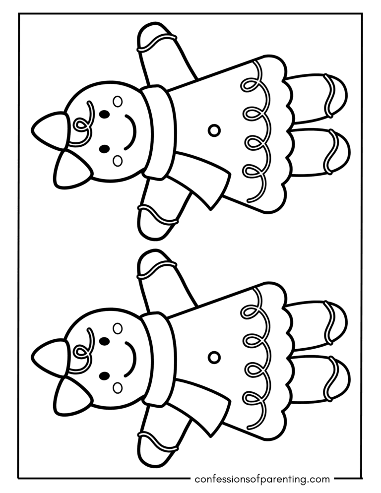48 Free Gingerbread Man Templates [Different Sizes and Designs]