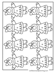 48 Free Gingerbread Man Templates [Different Sizes and Designs]