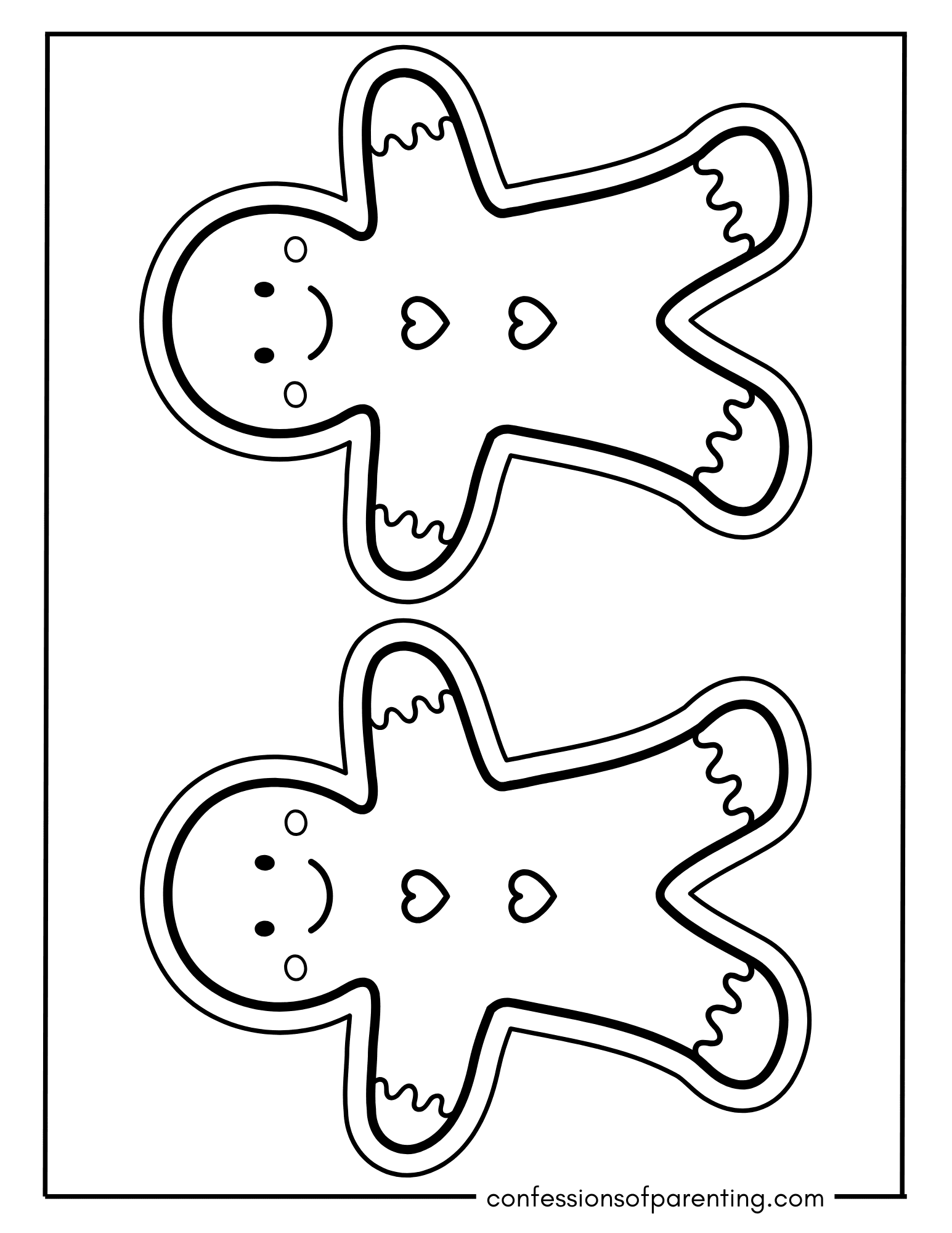 48 Free Gingerbread Man Templates [Different Sizes and Designs]