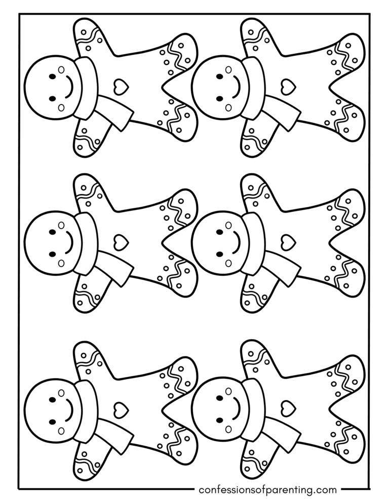 48 Free Gingerbread Man Templates [Different Sizes and Designs]