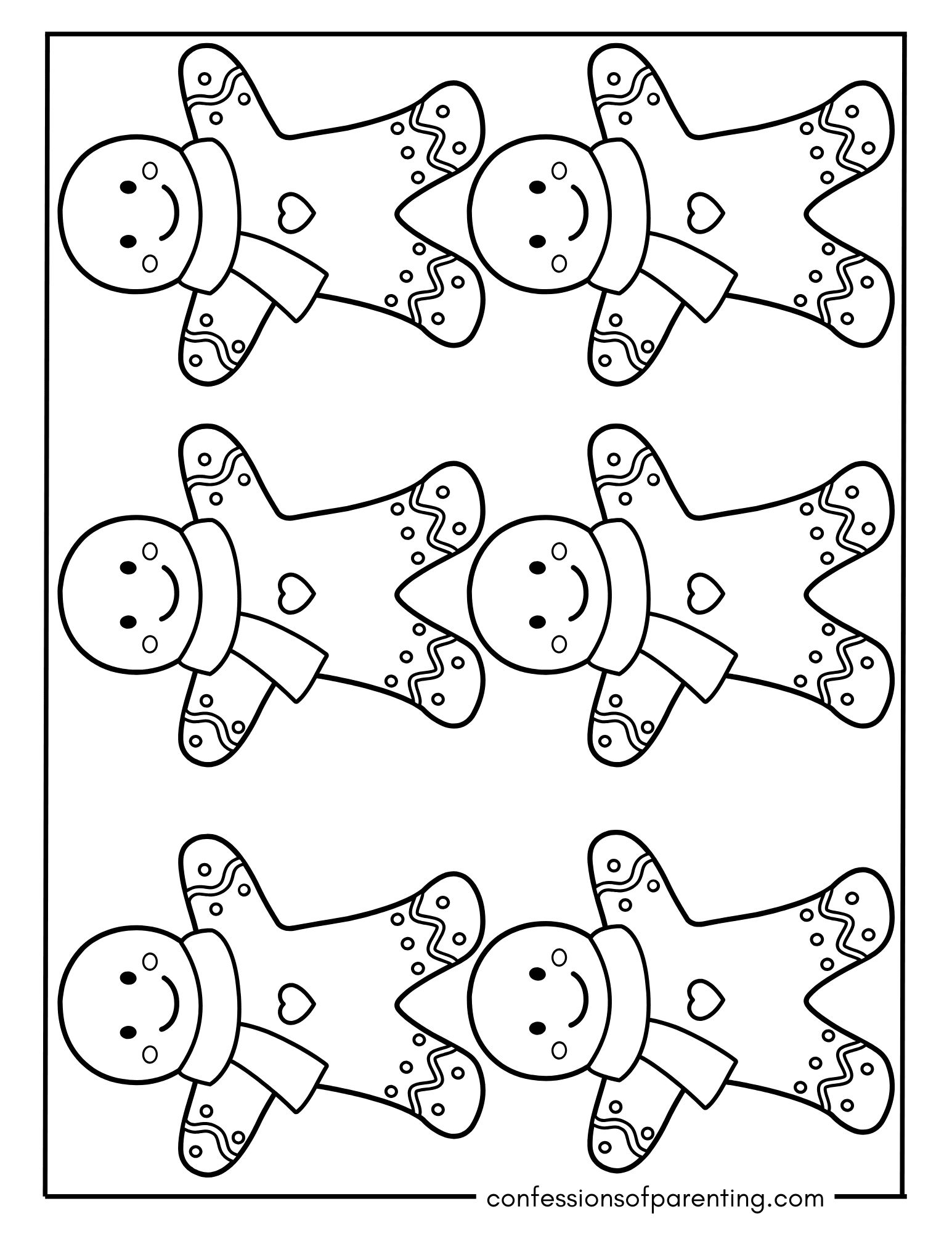 48 Free Gingerbread Man Templates [Different Sizes and Designs]