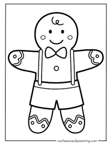 48 Free Gingerbread Man Templates [Different Sizes and Designs]