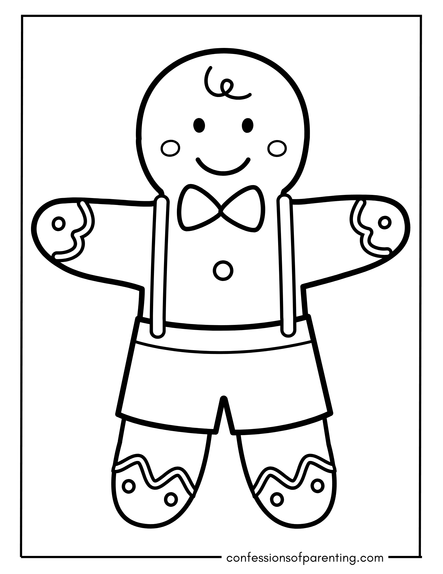 48 Free Gingerbread Man Templates [Different Sizes and Designs]