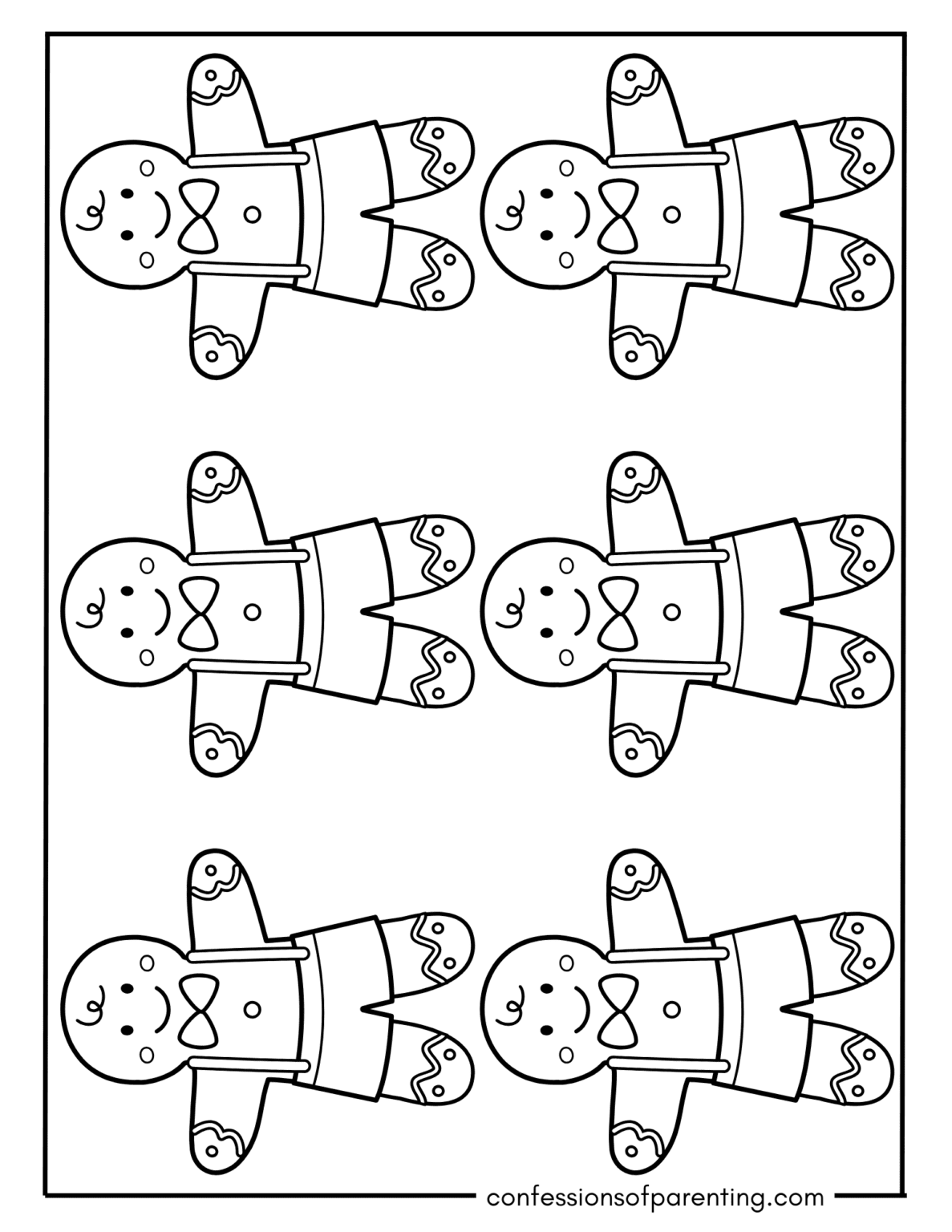 48 Free Gingerbread Man Templates [Different Sizes and Designs]