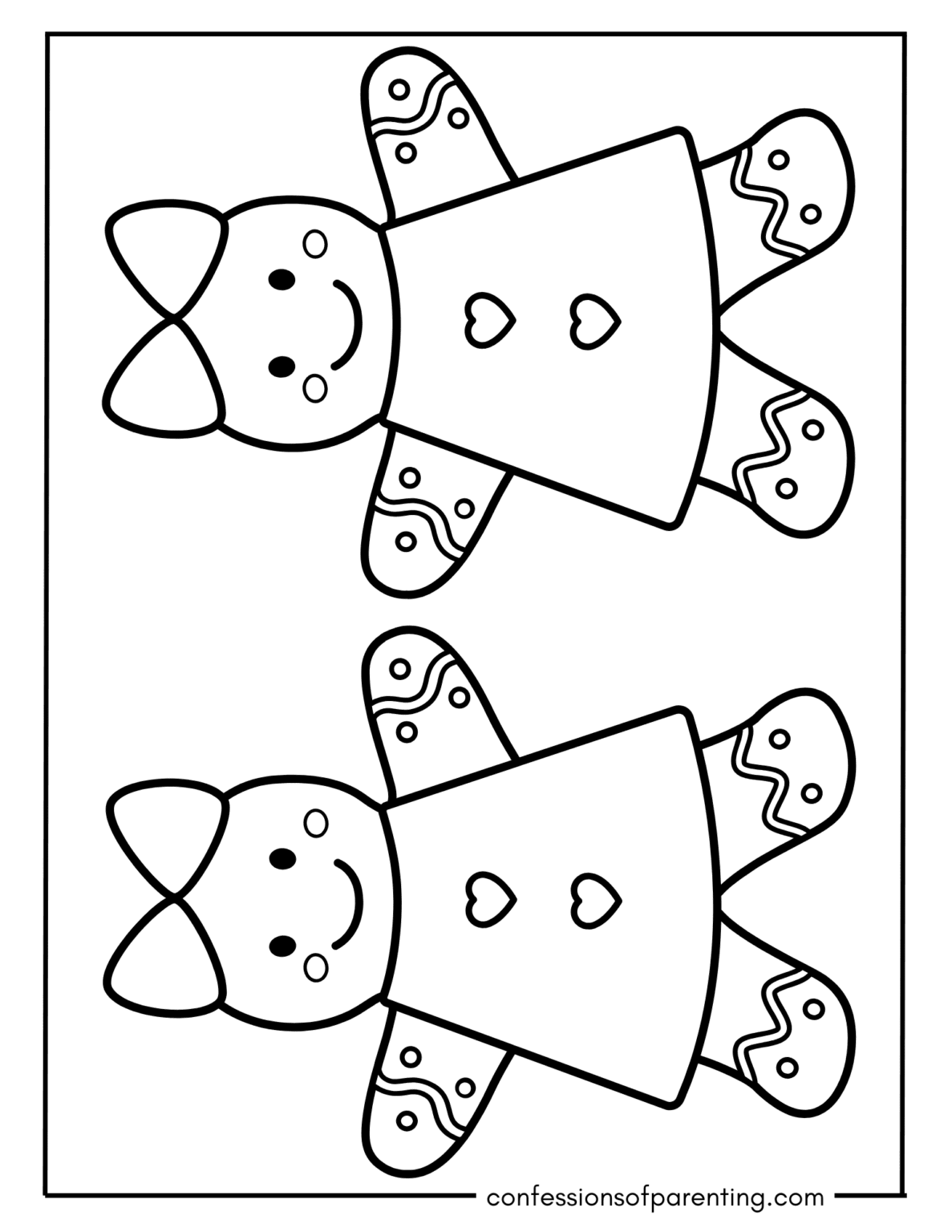 48 Free Gingerbread Man Templates [Different Sizes and Designs]