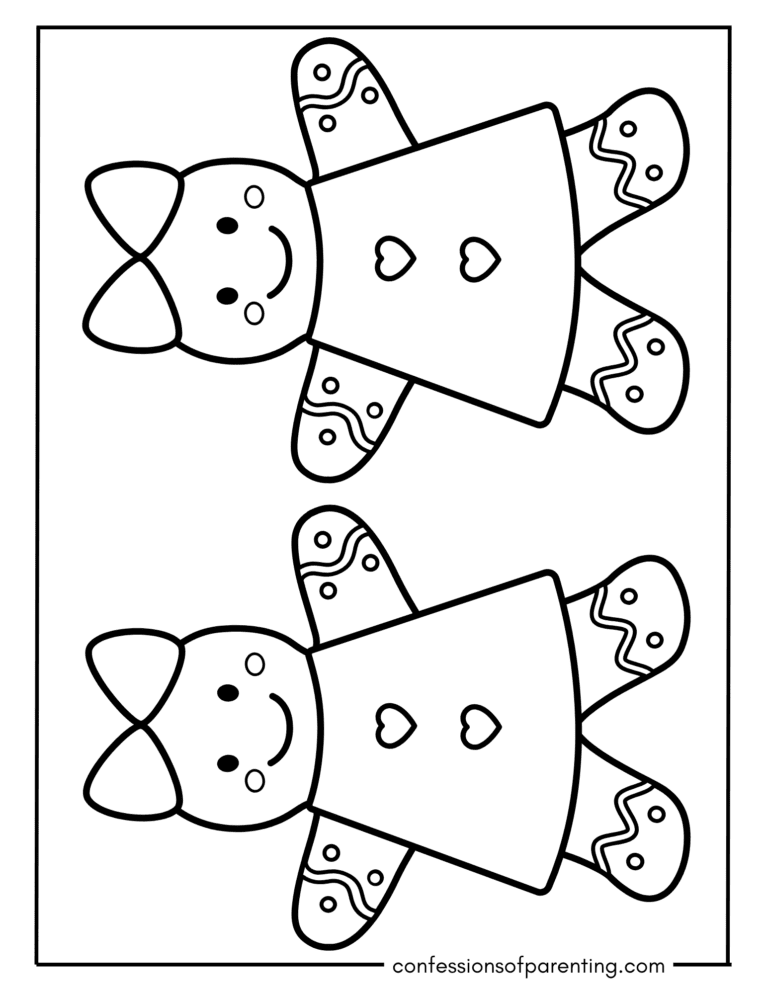 48 Free Gingerbread Man Templates [Different Sizes and Designs]