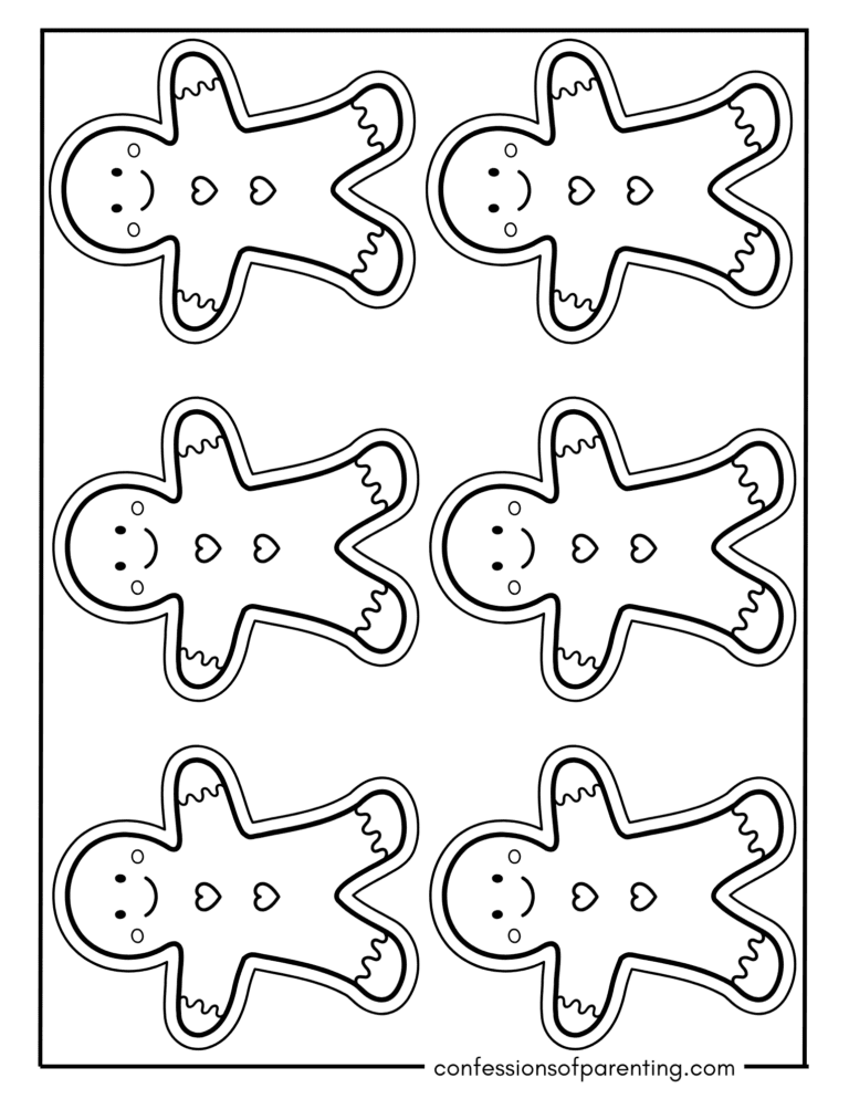 48 Free Gingerbread Man Templates [Different Sizes and Designs]