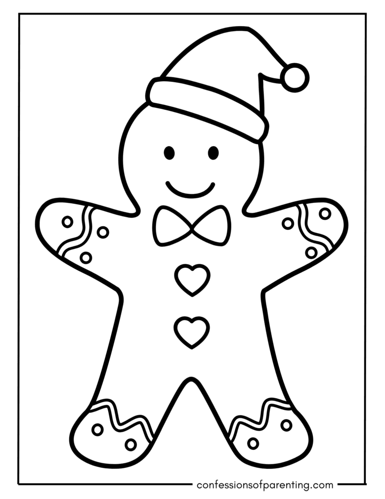 48 Free Gingerbread Man Templates [Different Sizes and Designs]