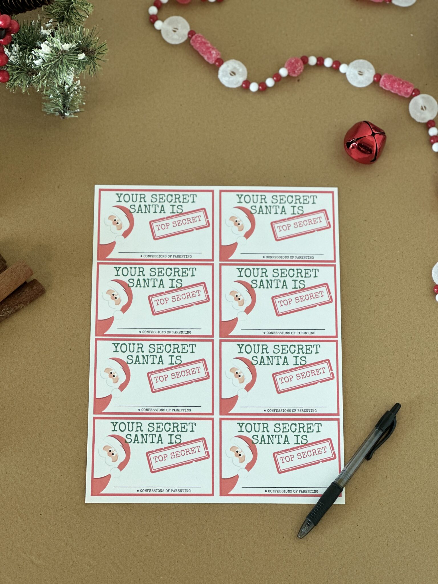 How to Play Secret Santa + Secret Santa Kit