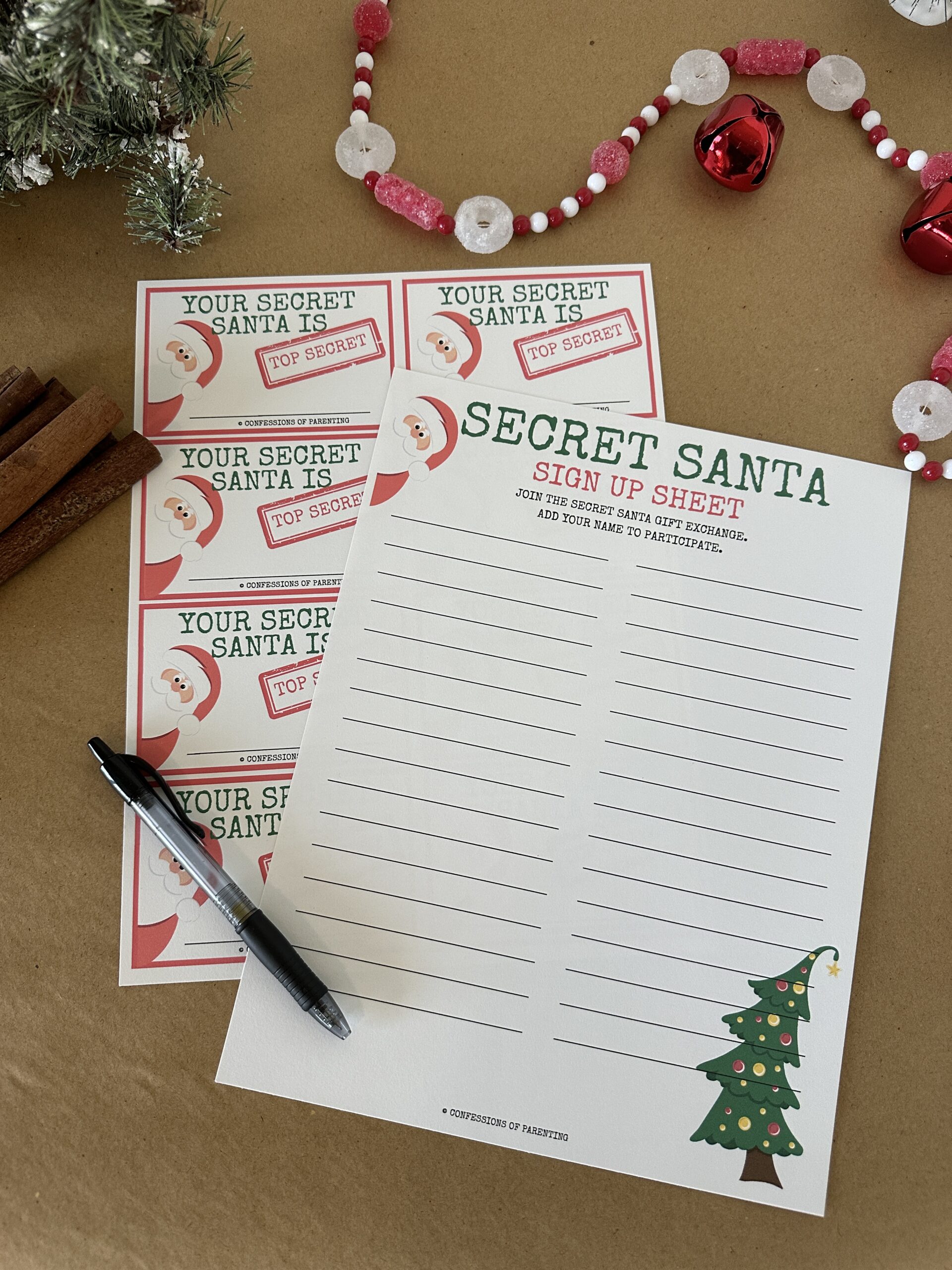 How to Play Secret Santa + Secret Santa Kit
