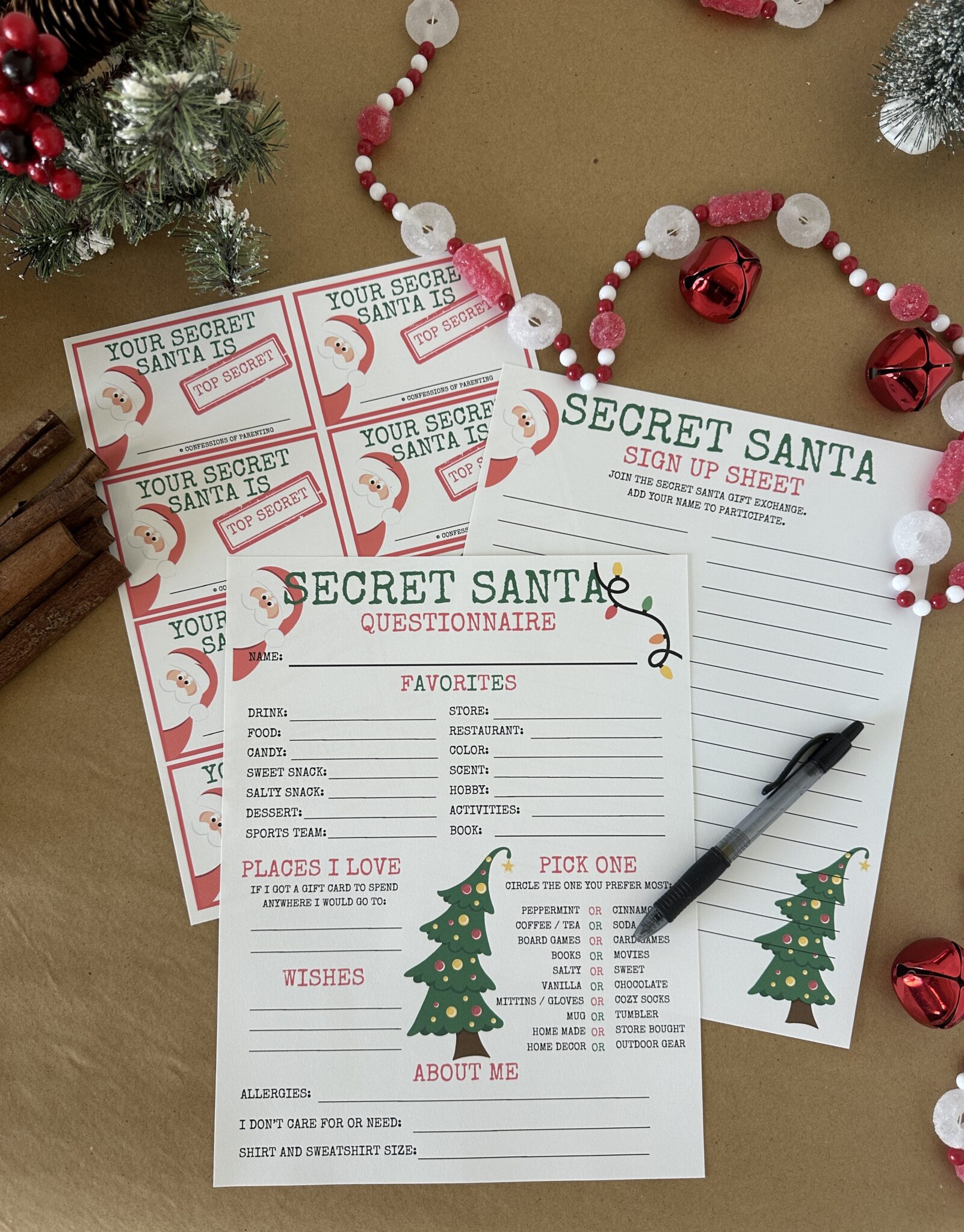 How to Play Secret Santa + Secret Santa Kit