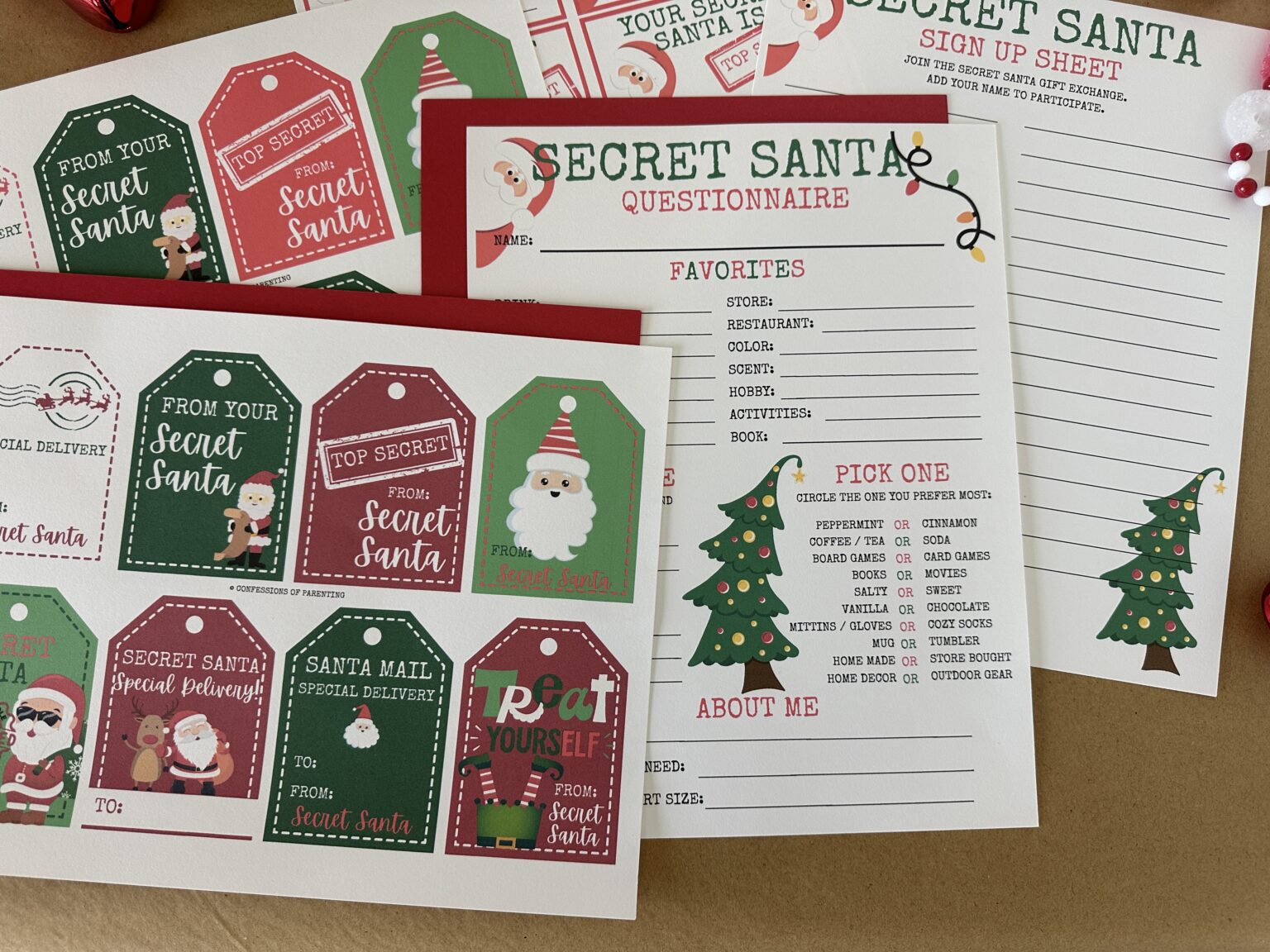 How to Play Secret Santa + Secret Santa Kit