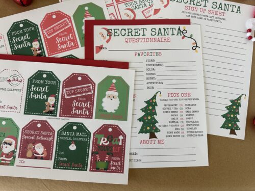 How to Play Secret Santa + Secret Santa Kit