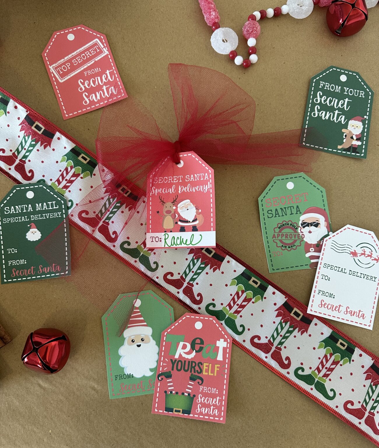 Perfect Secret Santa Gift Tags [Freebie]