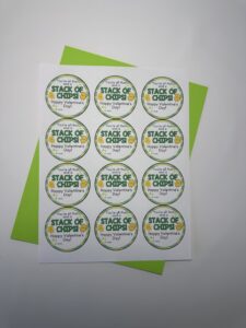 14 Editable You're All That And A Stack of Chips Labels