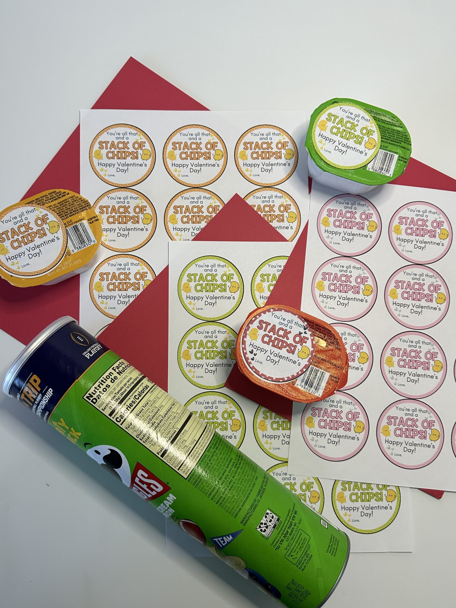 14 Editable You're All That And A Stack of Chips Labels