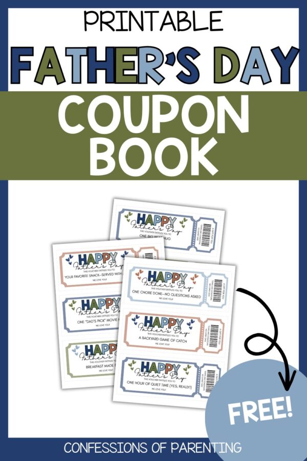 Free Printable Father's Day Coupons – A Gift Straight from the Heart