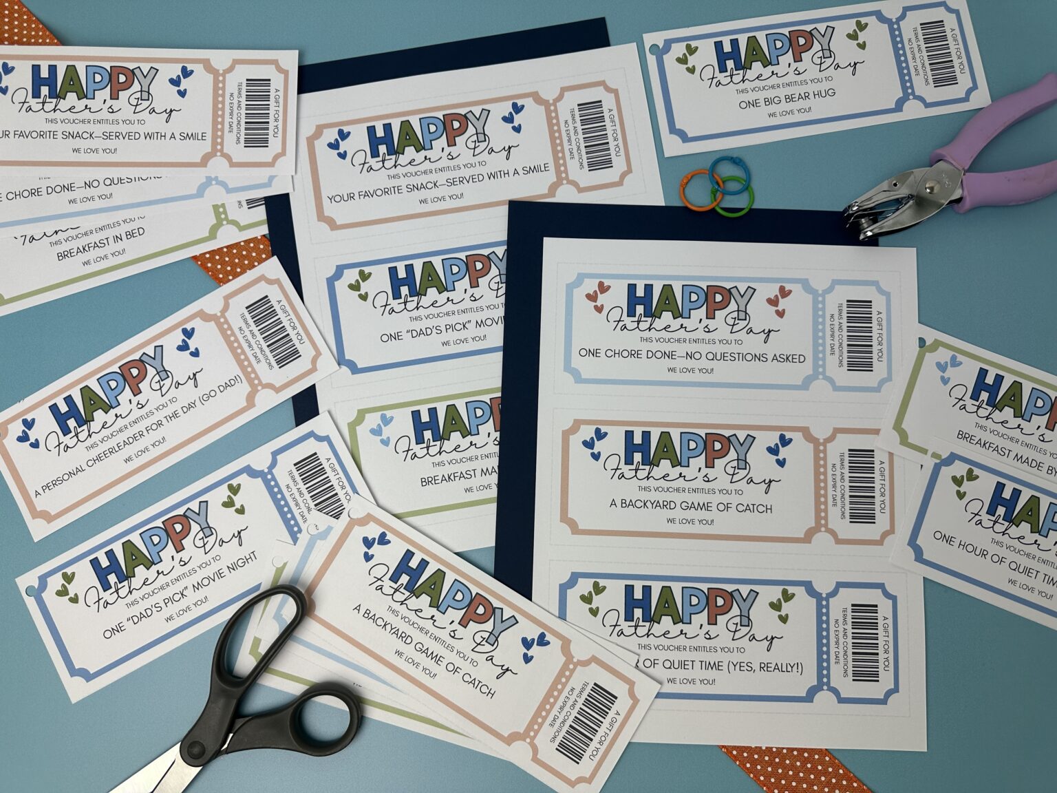 Free Printable Father's Day Coupons – A Gift Straight from the Heart