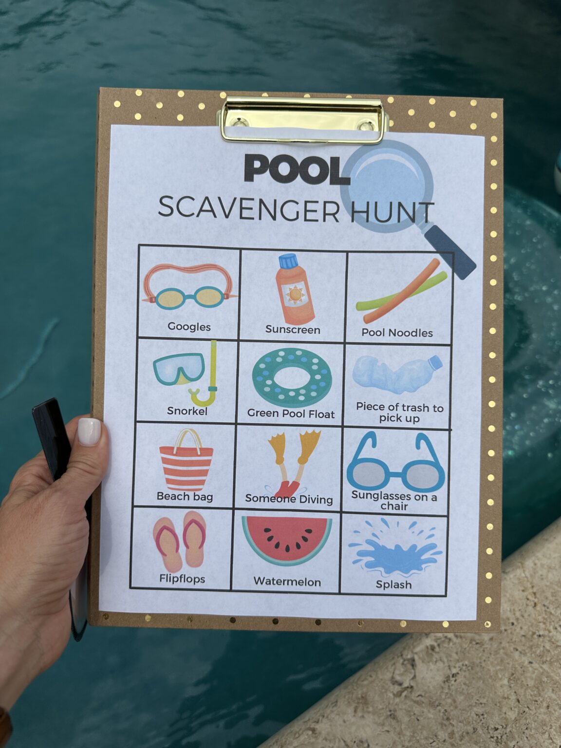 Free Pool Scavenger Hunt to Keep the Summer Fun Going!