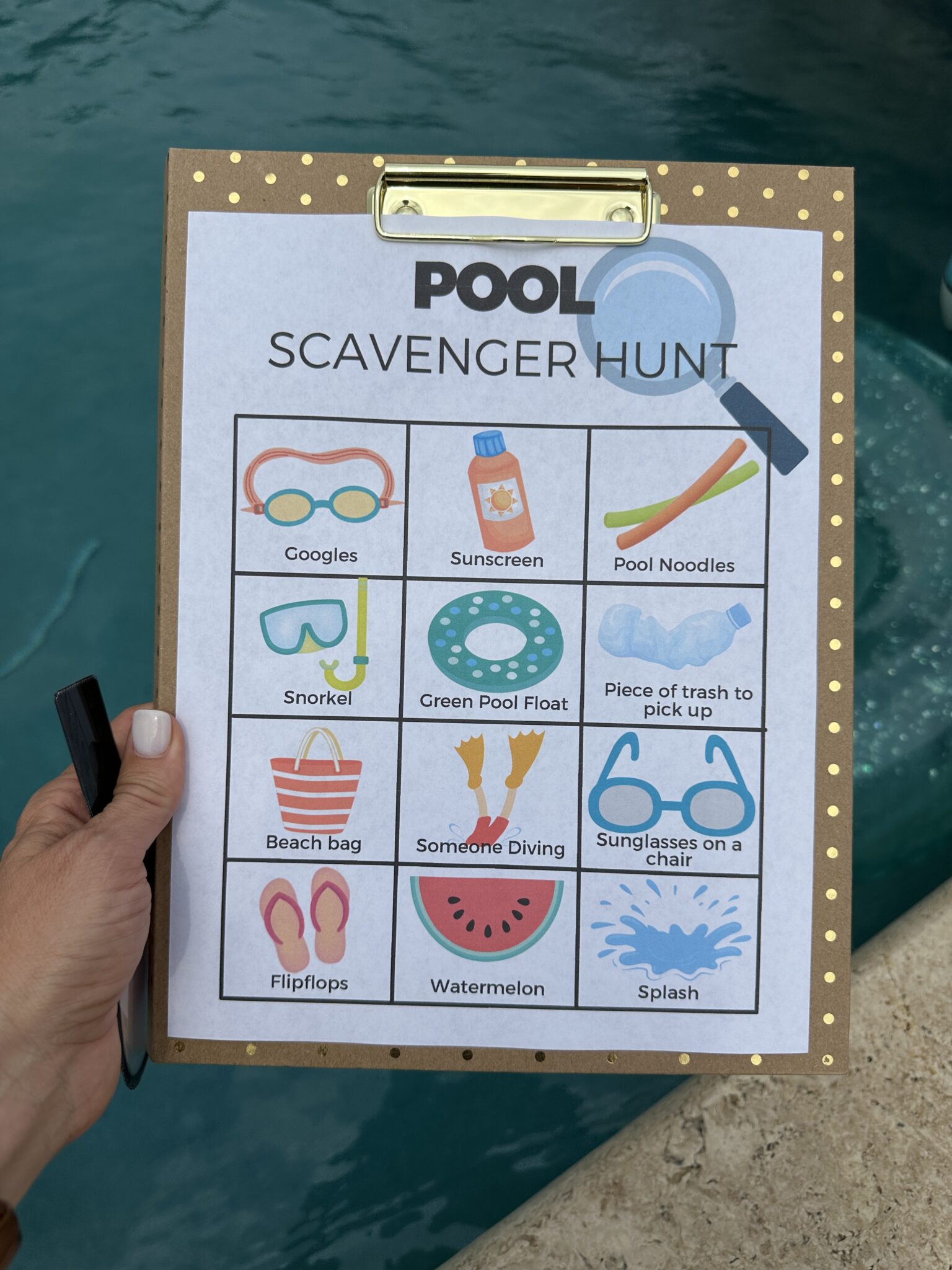 Free Pool Scavenger Hunt to Keep the Summer Fun Going!