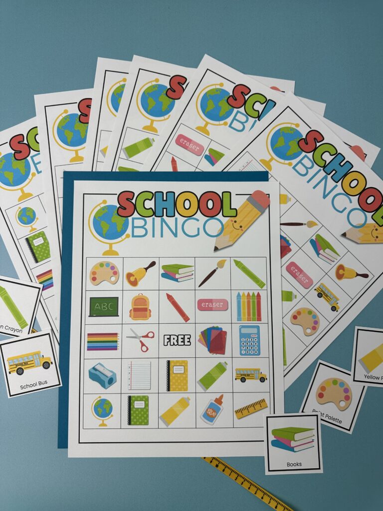 Free Printable School Bingo Game for Endless Fun