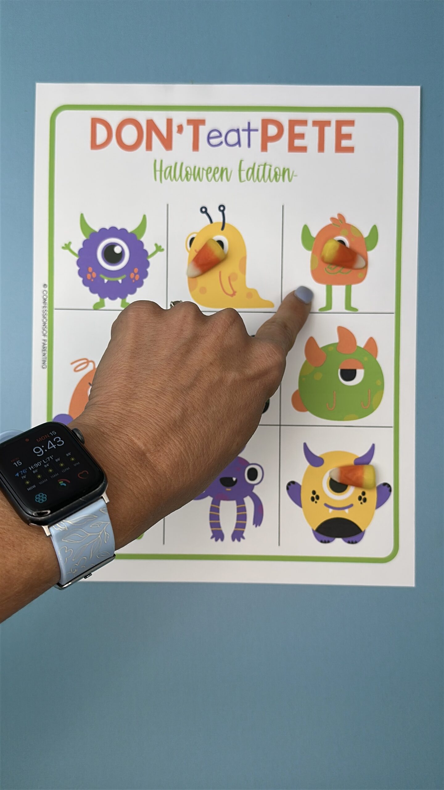 Fun & Festive Halloween Don’t Eat Pete Game