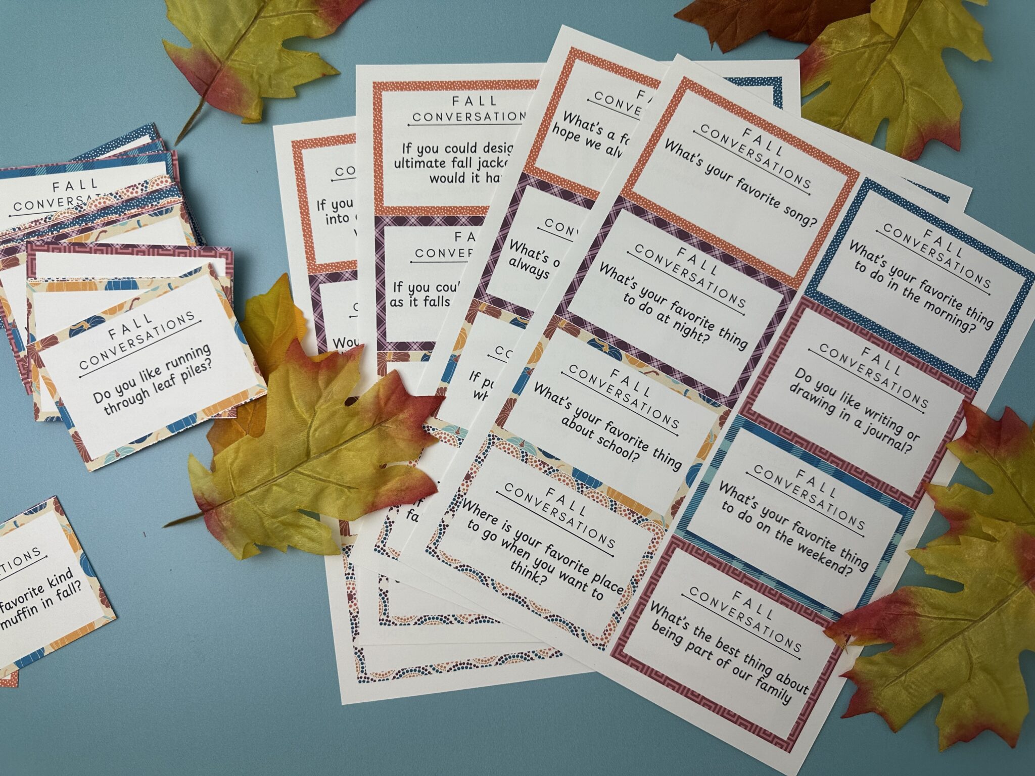 Fall Conversation Starters for Cozy Family Moments