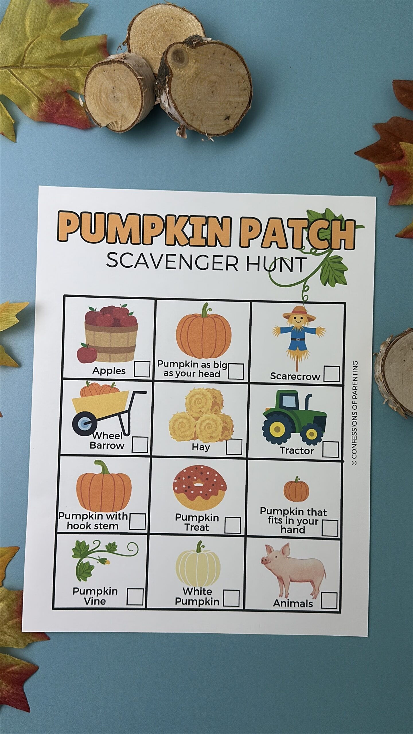 Make Your Fall Extra Fun with a Pumpkin Patch Scavenger Hunt