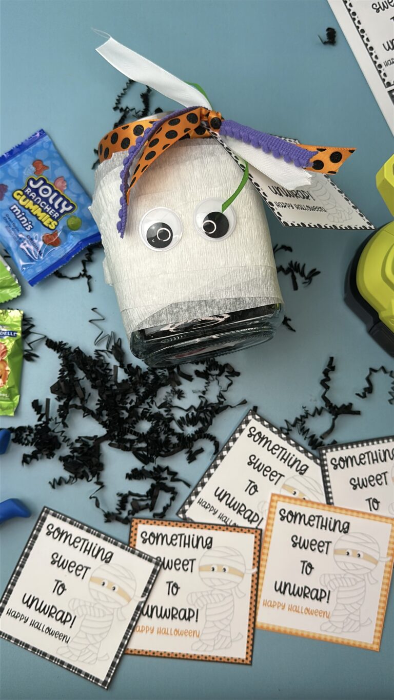 Something Sweet to Unwrap Printable Halloween Gift Tags