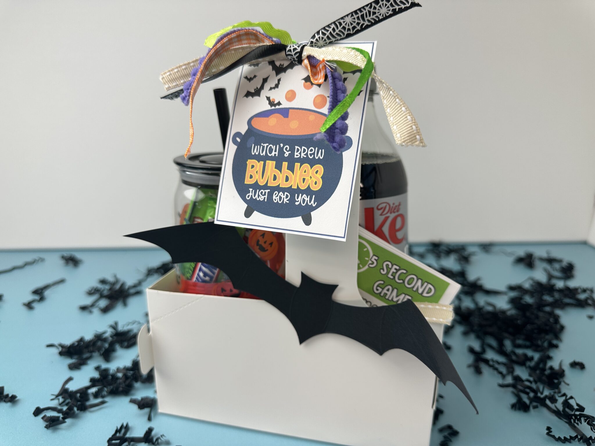 Witch’s Brew Bubbles Just for You Printable (Halloween Drink Tag Idea)