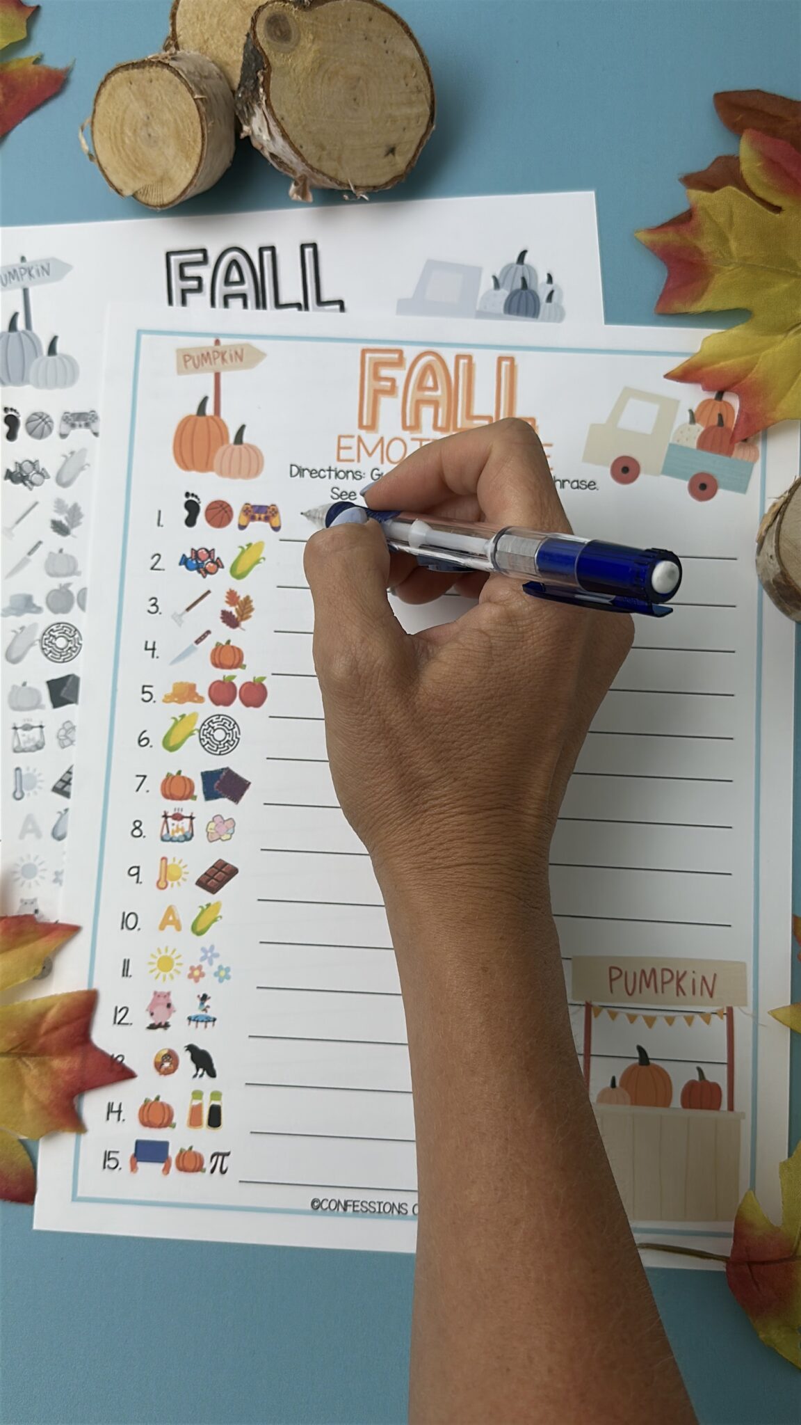 Fall Emoji Game (Free Printable) – A Fun Family Challenge!