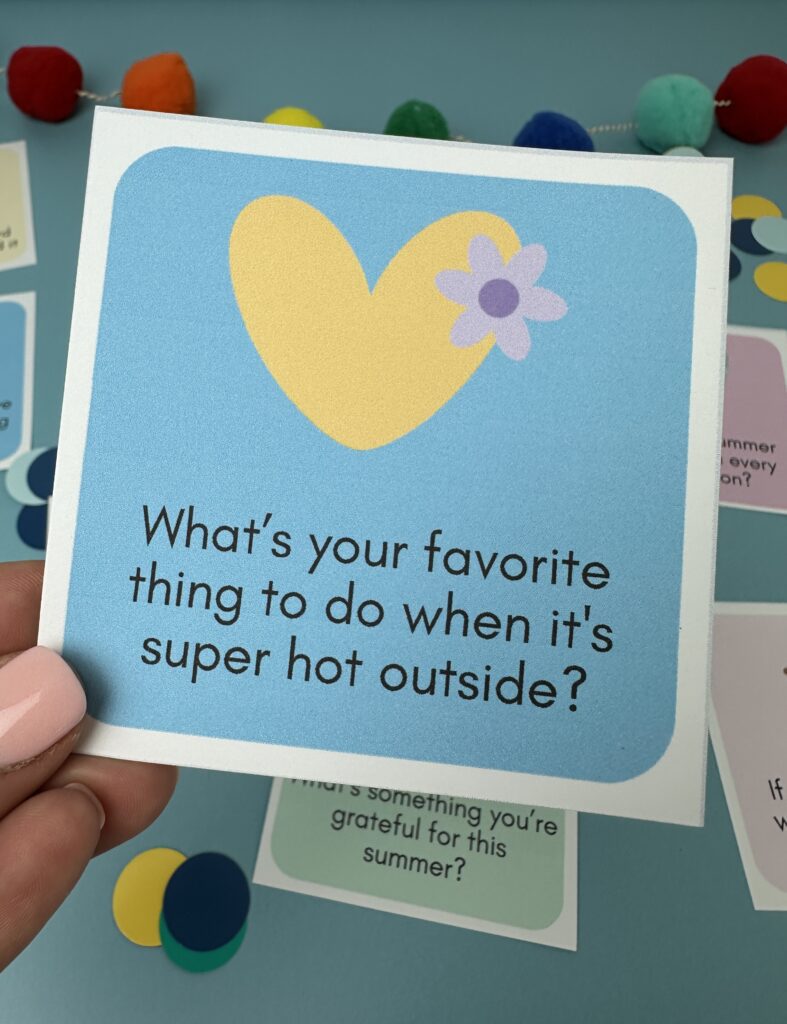 Family Conversation Starters for Kids & Parents (Free Printable)